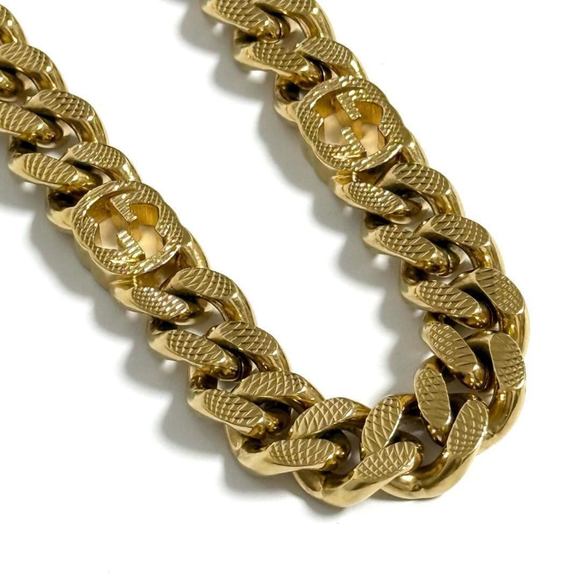 Gucci | Jewelry | Gucci Womens Interlocking Gormet Chain Necklace ...